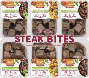 Fully Cooked Steak Bites - Fresh Additions